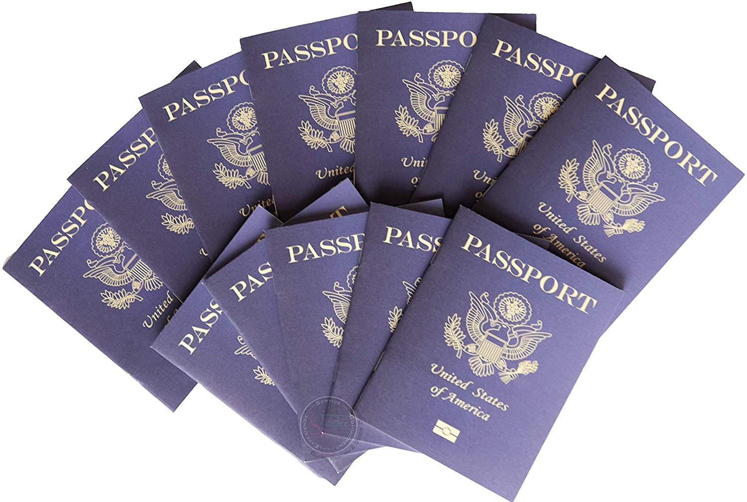 Get classy pretend passports-40 custom USA passports