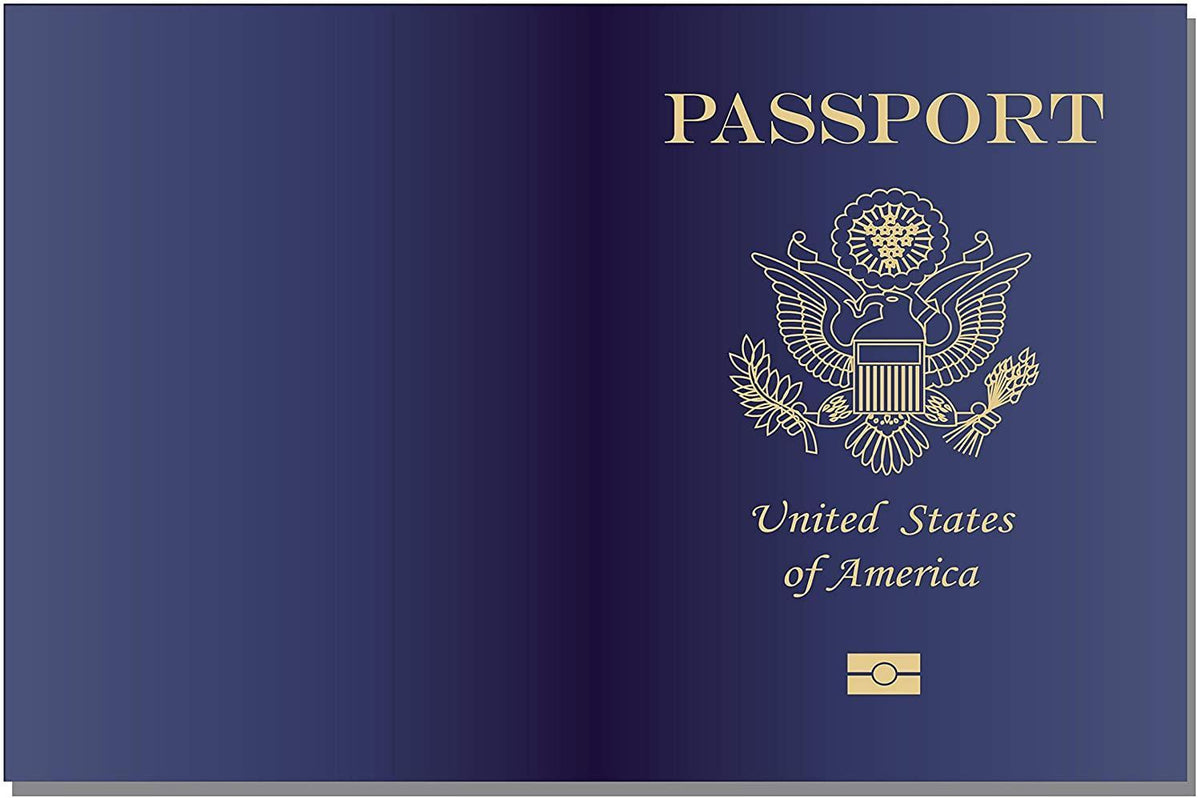 passport cover coloring page